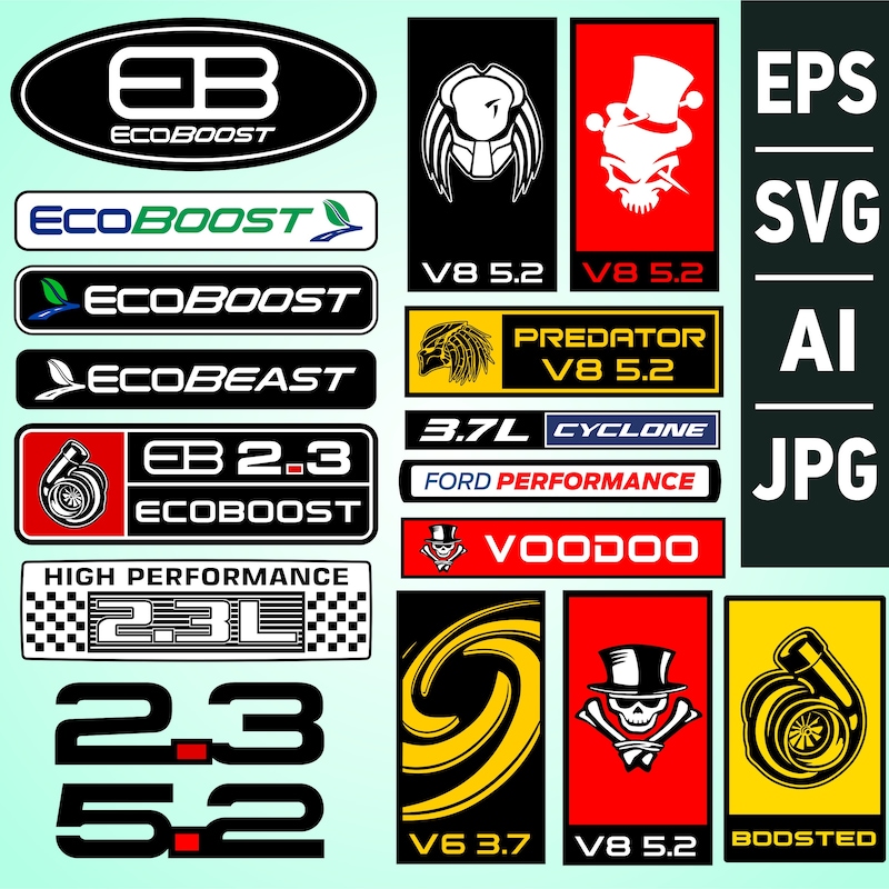 Ecoboost Emblem - Etsy