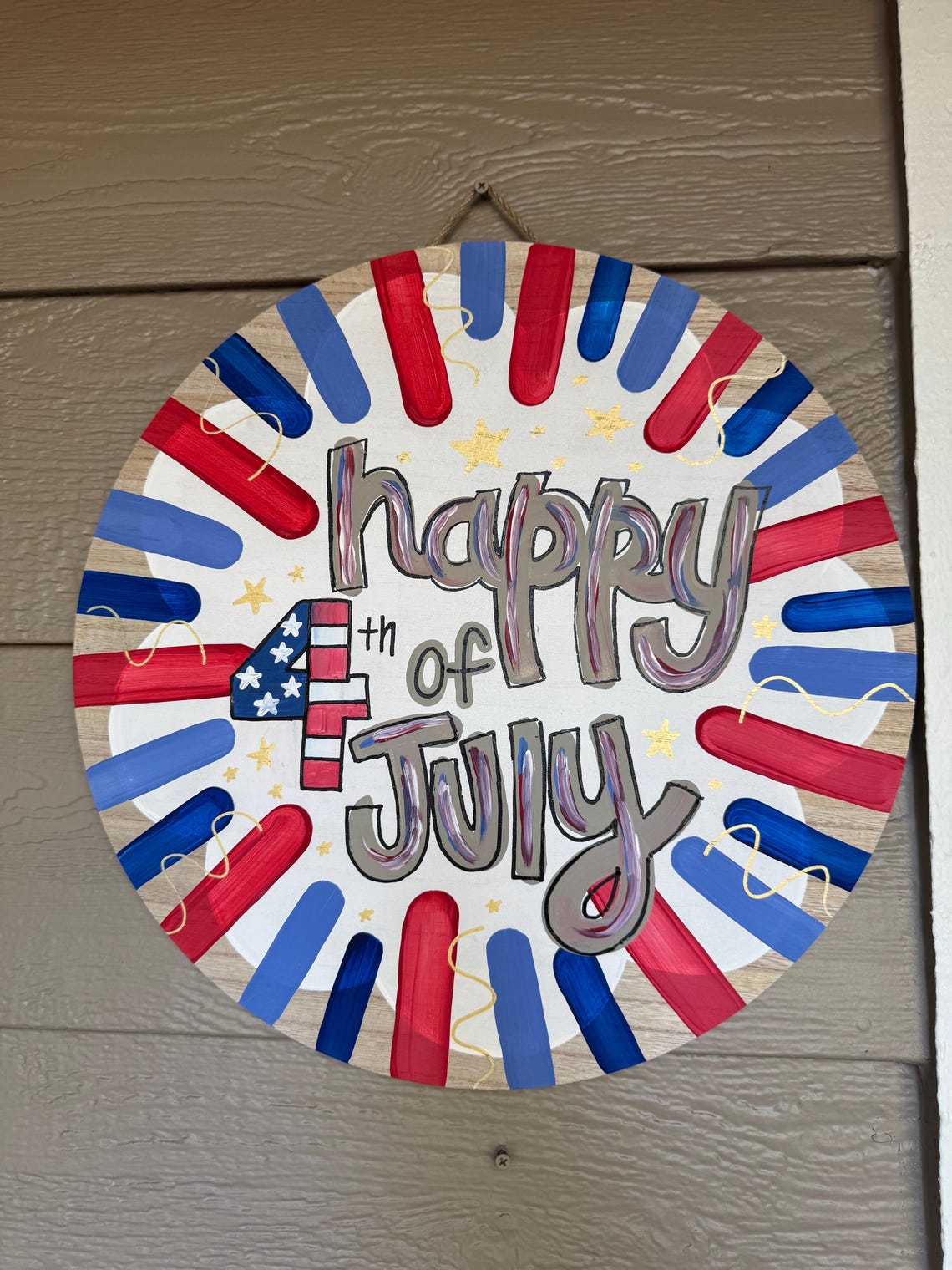 Wooden Custom Circle Sign! - Etsy