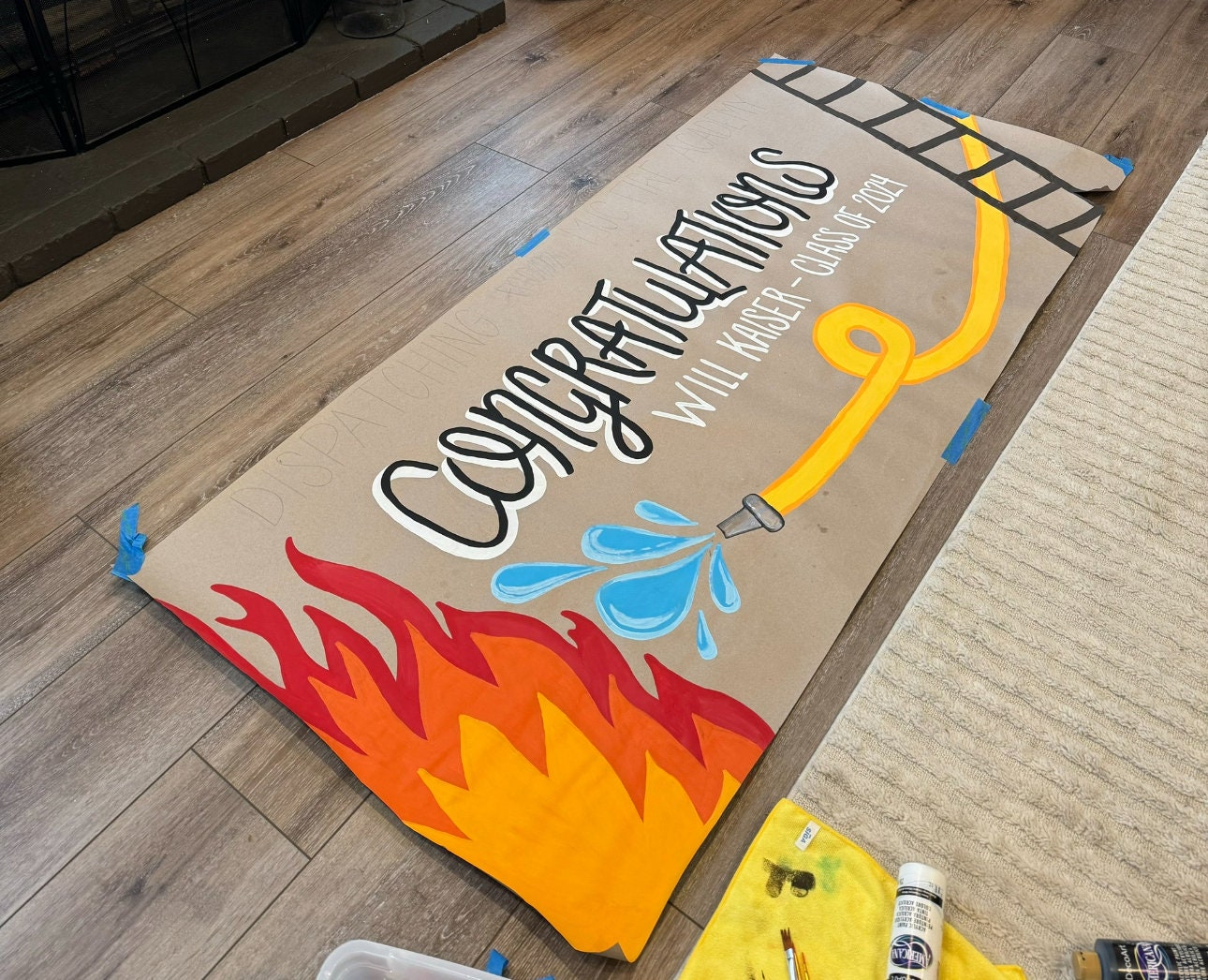 Custom Painted Banner - Etsy