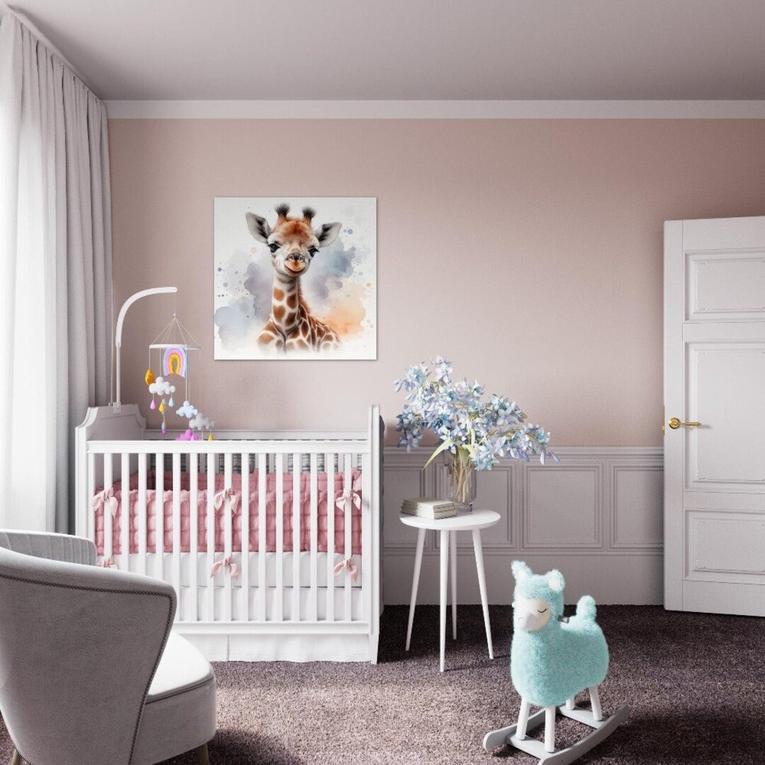 Wall Decoration Giraffe Poster 40x40, Poster 60x60, Children's Room ...