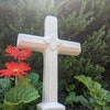 Concrete Cross Cement Garden Cross Lawn Ornament/ Memorial Cross ...