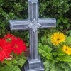 Concrete Cross Cement Garden Cross Lawn Ornament/ Memorial Cross ...