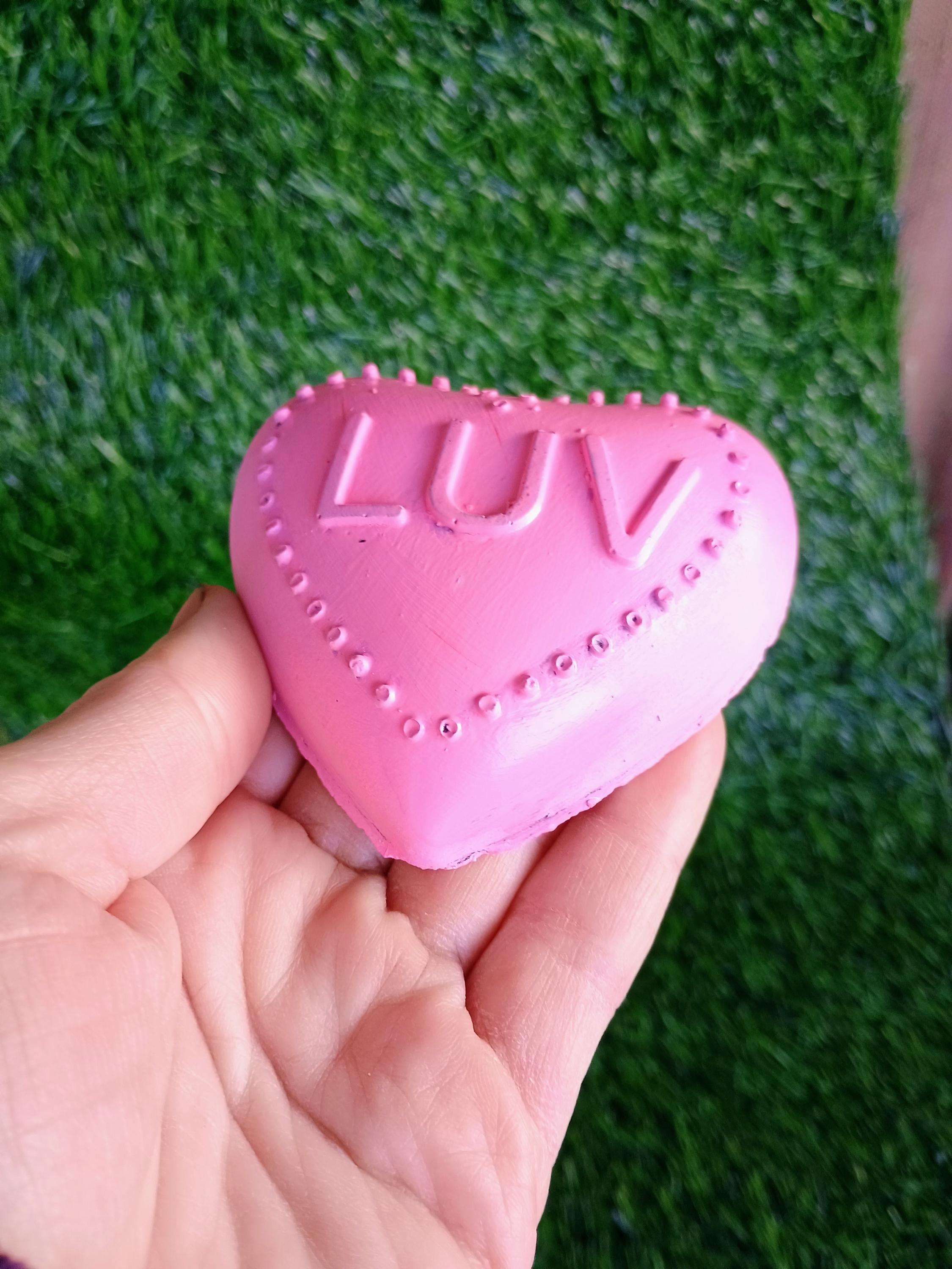 Concrete Stone Conversation Hearts Unique Valentine's Day Gift Crafts ...