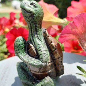 Concrete Praying Turtle/ Cement Meditating Turtle/ Zen Animal Stone Art ...