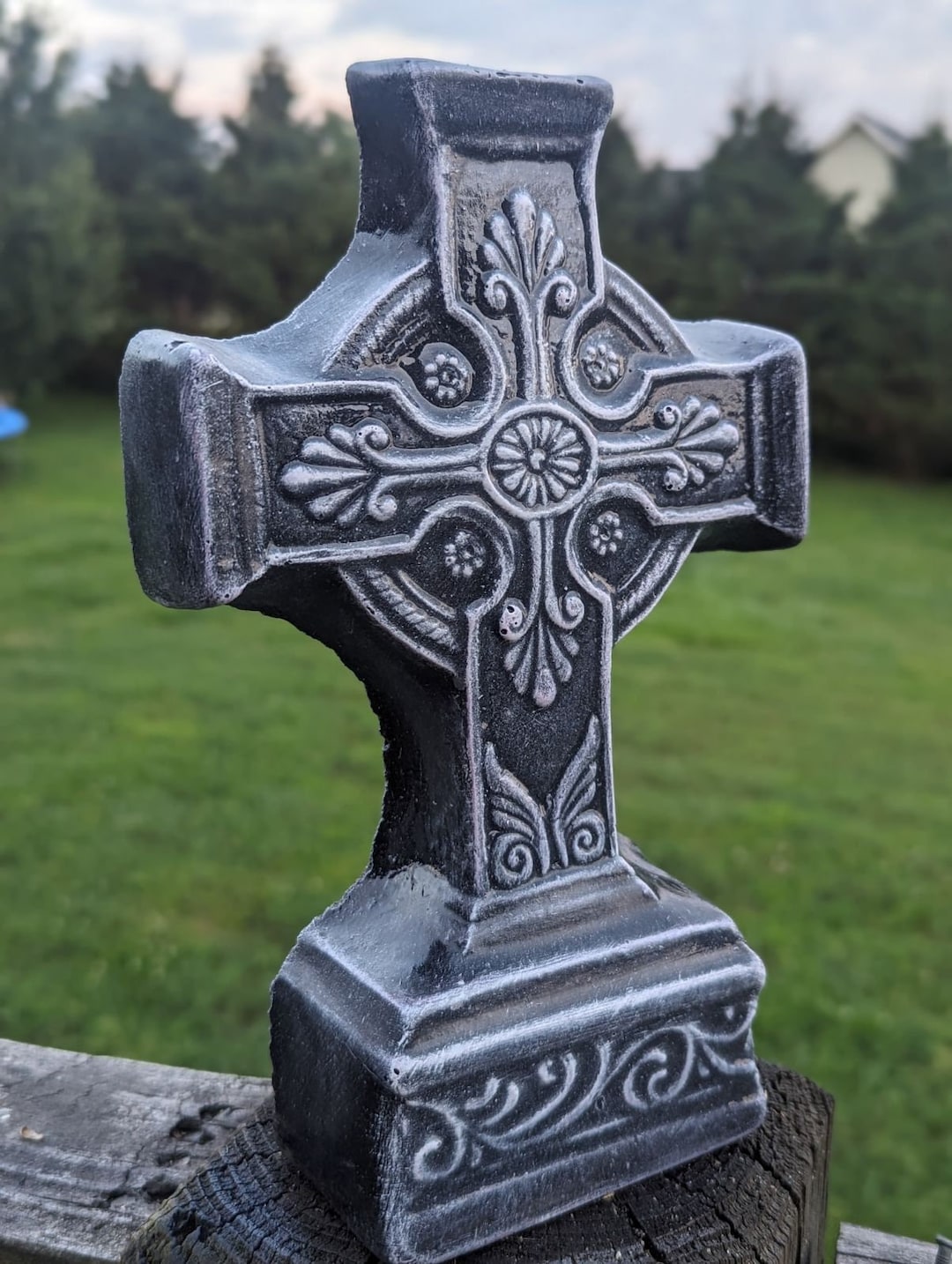 Concrete Garden Cross/ Memorial Cross/ Bronze Cross/stone Cross ...