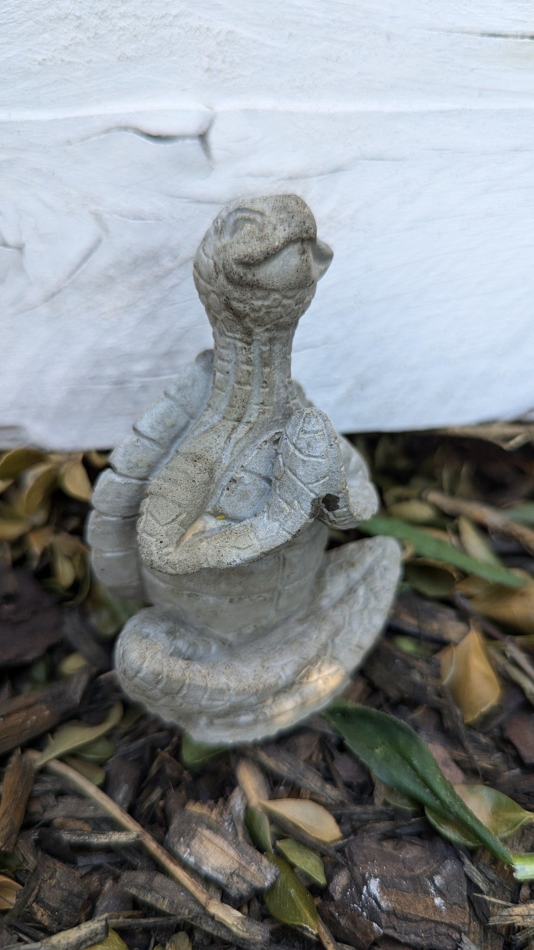 Concrete Praying Turtle/ Cement Meditating Turtle/ Zen Animal Stone Art ...