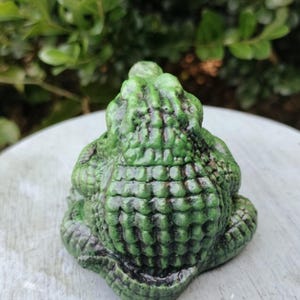 Concrete Crocodile/ Cement Alligator Statue/small Concrete Figurine ...