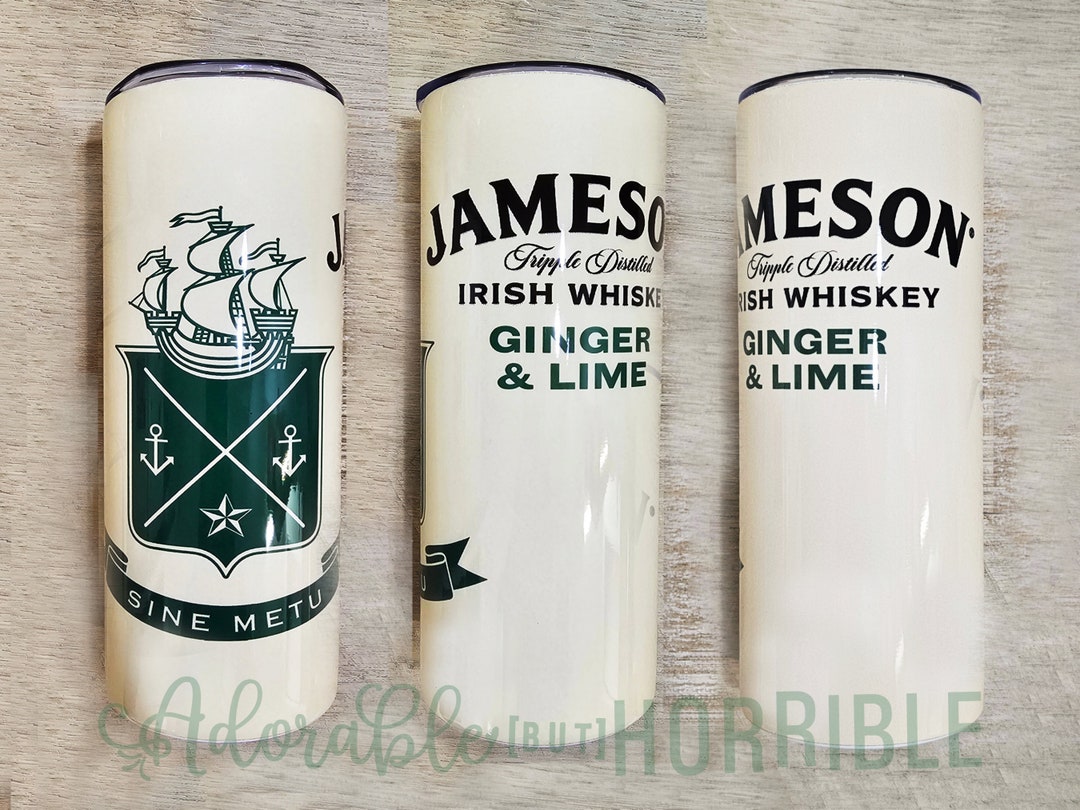 Jameson: Ginger & Lime 20 Oz Skinny Tumbler Funny Tumbler Alcohol Adult ...