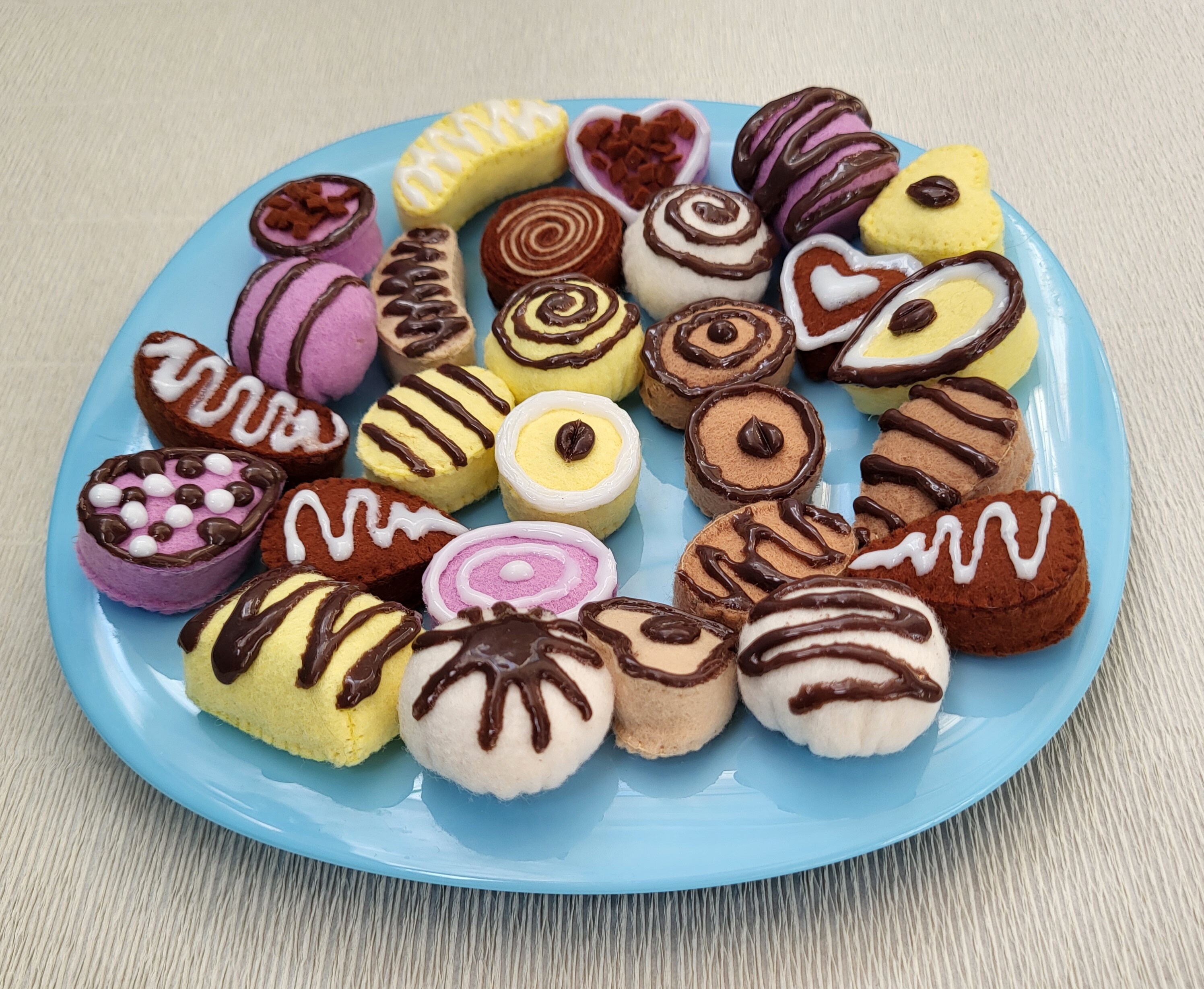 Felt Candies,felt Sweets Set,felt Doll Food,gifts for Children,felt ...