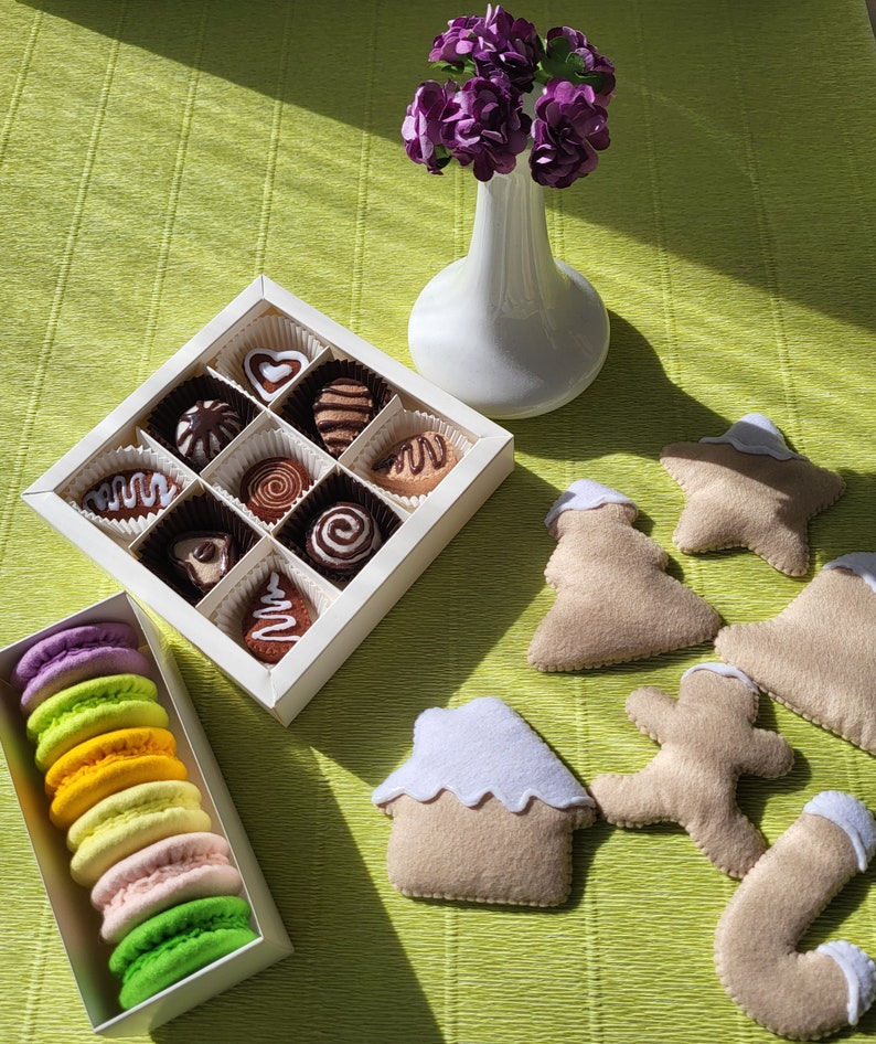 Felt Candies,felt Sweets Set,felt Doll Food,gifts for Children,felt ...