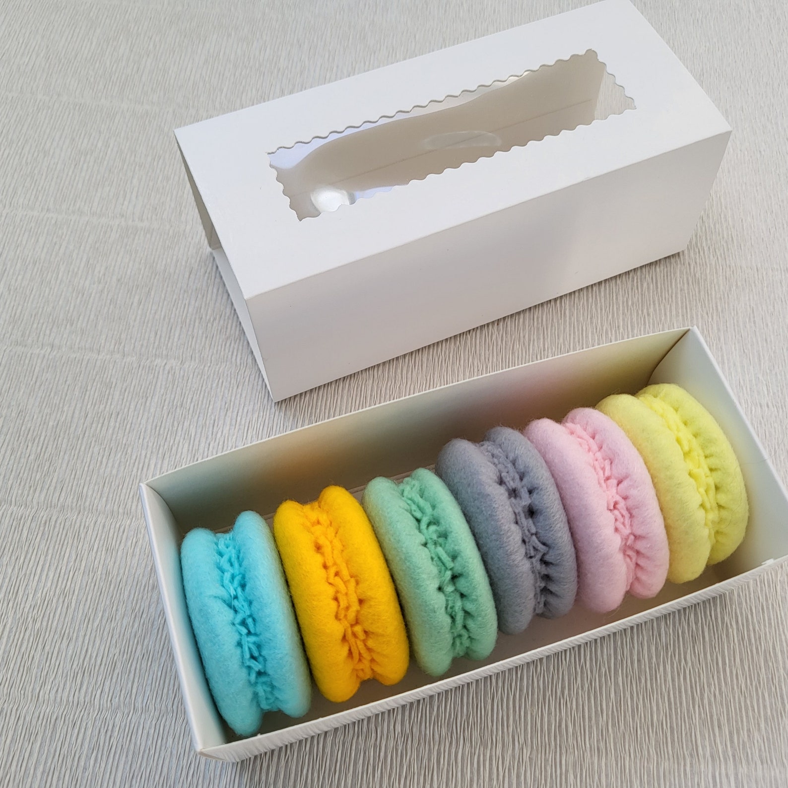 Macarons and Cookies Felt Set,felt Doll Food,toy Food,pretend Food ...
