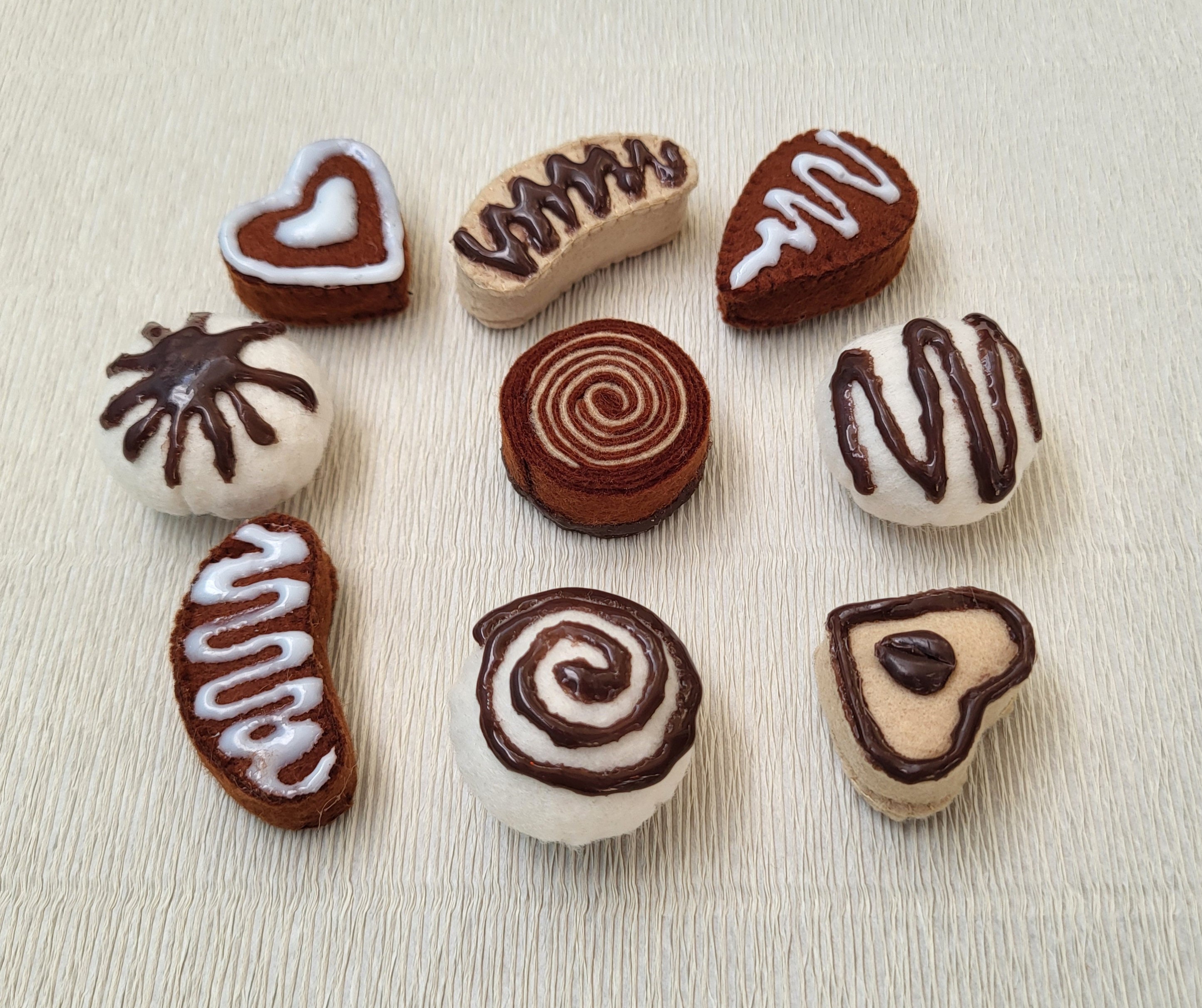 Felt Candies,felt Sweets Set,felt Doll Food,gifts for Children,felt ...