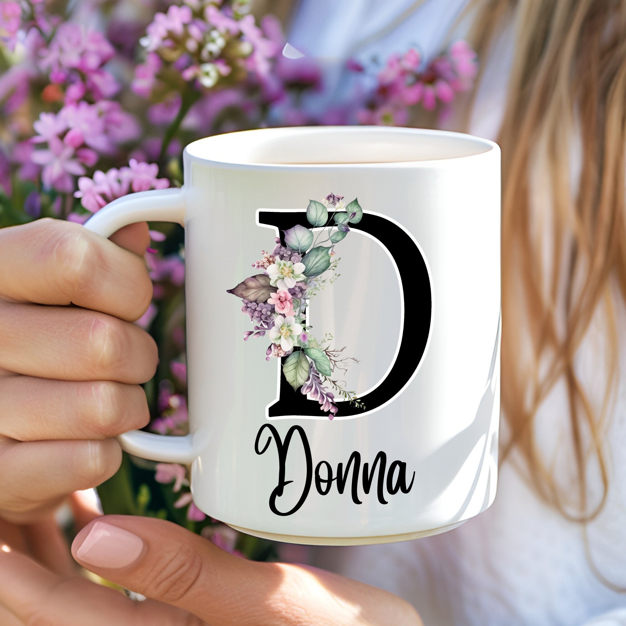 Initial and Name Personalised Mug. Family Gift Mug, Friend Gift Mug - Etsy