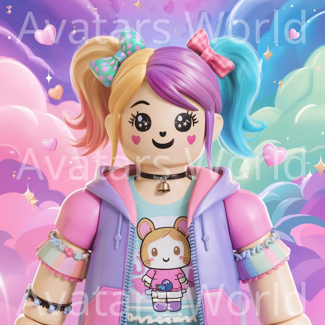 4 kawaii Roblox Profile Pictures / Game Avatar / Social Media Logo ...