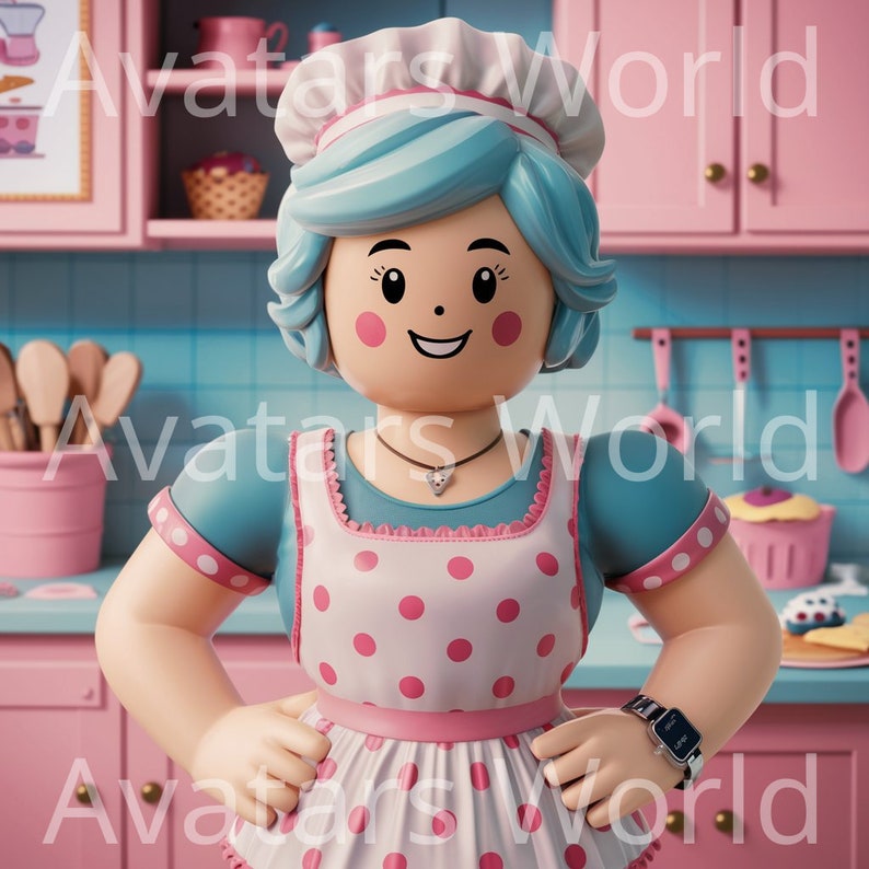 4 baker Girl Roblox Profile Pictures / Game Avatar / Social Media Logo ...