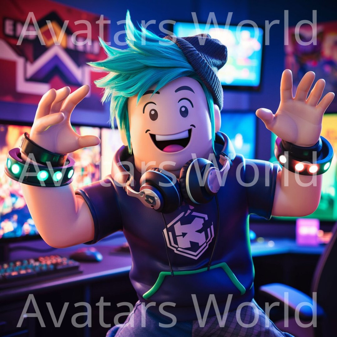 4 gamer Boy Roblox Profile Pictures / Game Avatar / Social Media Logo ...