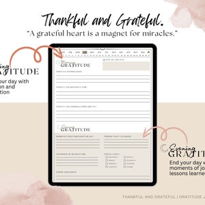 Thankful and Grateful Gratitude Journal - Etsy