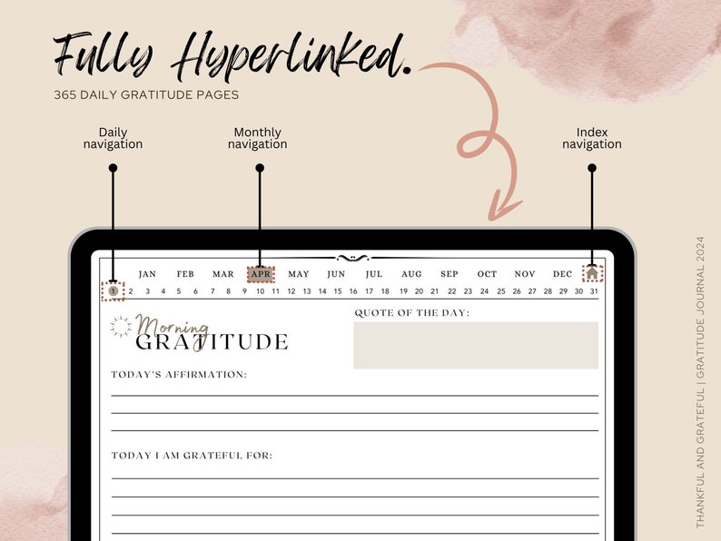 Thankful and Grateful Gratitude Journal - Etsy