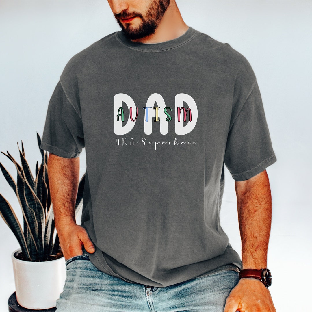 Autism Dad Christmas Shirt, Minimalist Autism Dad Shirt, Christmas Gift ...