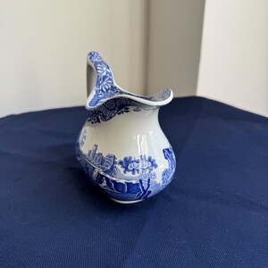 Spode Italian Blue & White Milk Jug, Spode Milk Jug, Spode Creamer ...