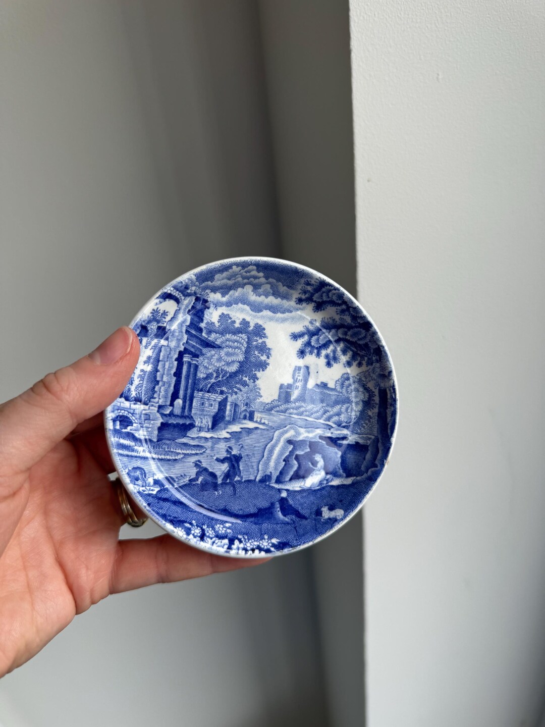Vintage Spode Italian Pin Dish, Vintage Spode Trinket Dish, Signed on ...