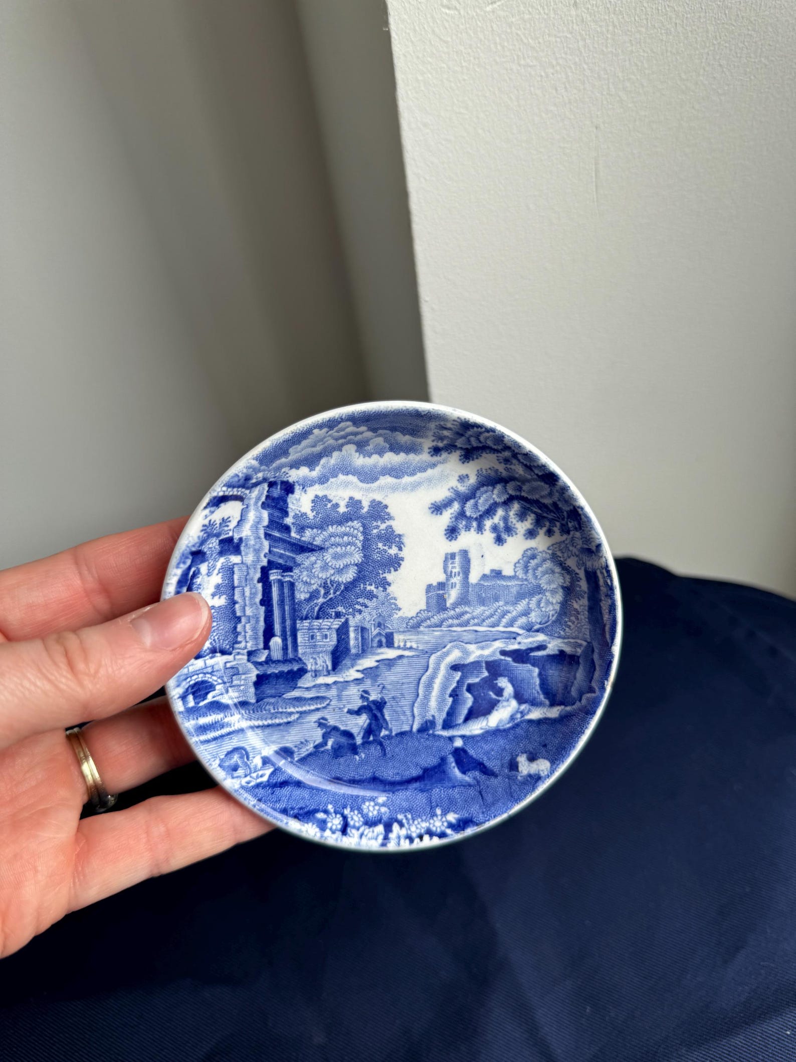 Vintage Spode Italian Pin Dish, Vintage Spode Trinket Dish, Signed on ...