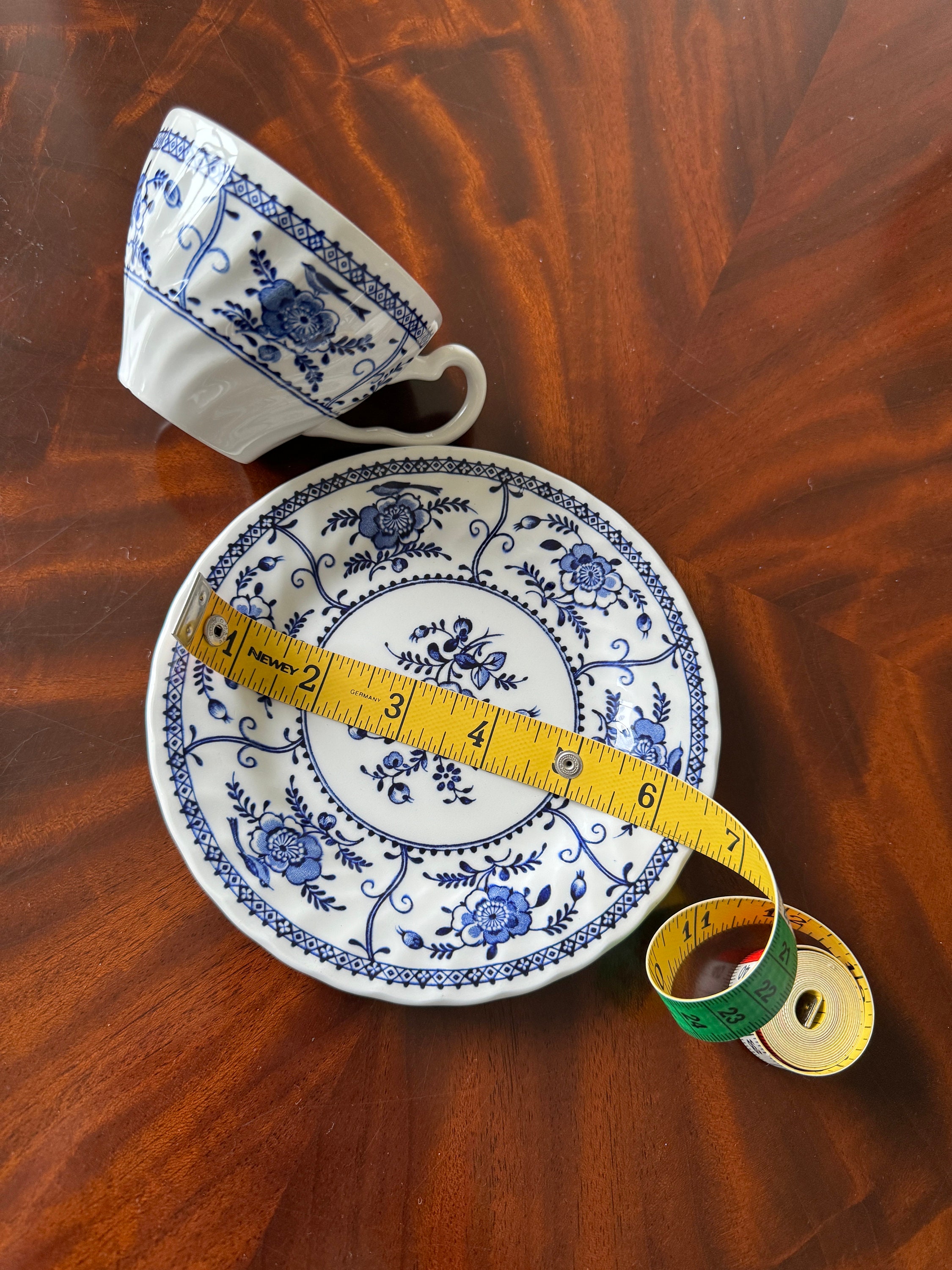 Johnson Bros. 'indies' Pattern Blue and White Transferware Teacup and ...