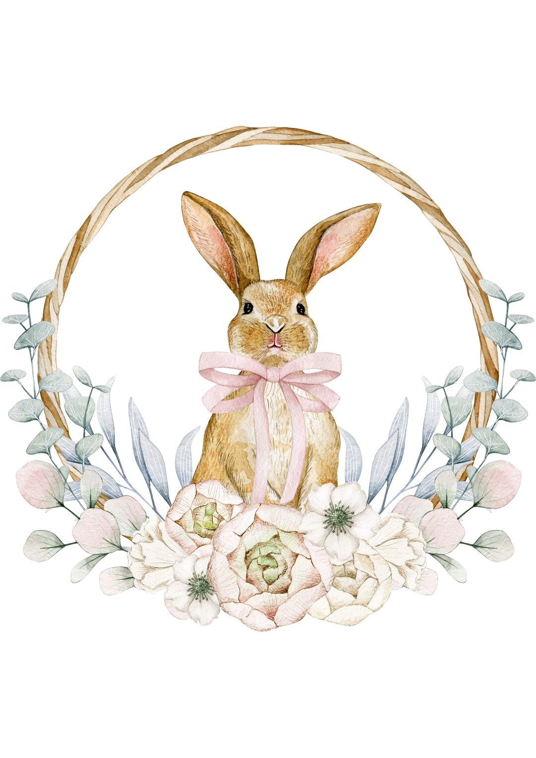 Easter Bunny A4 Digital Poster/room Decor/easter Decor/easter Posters ...
