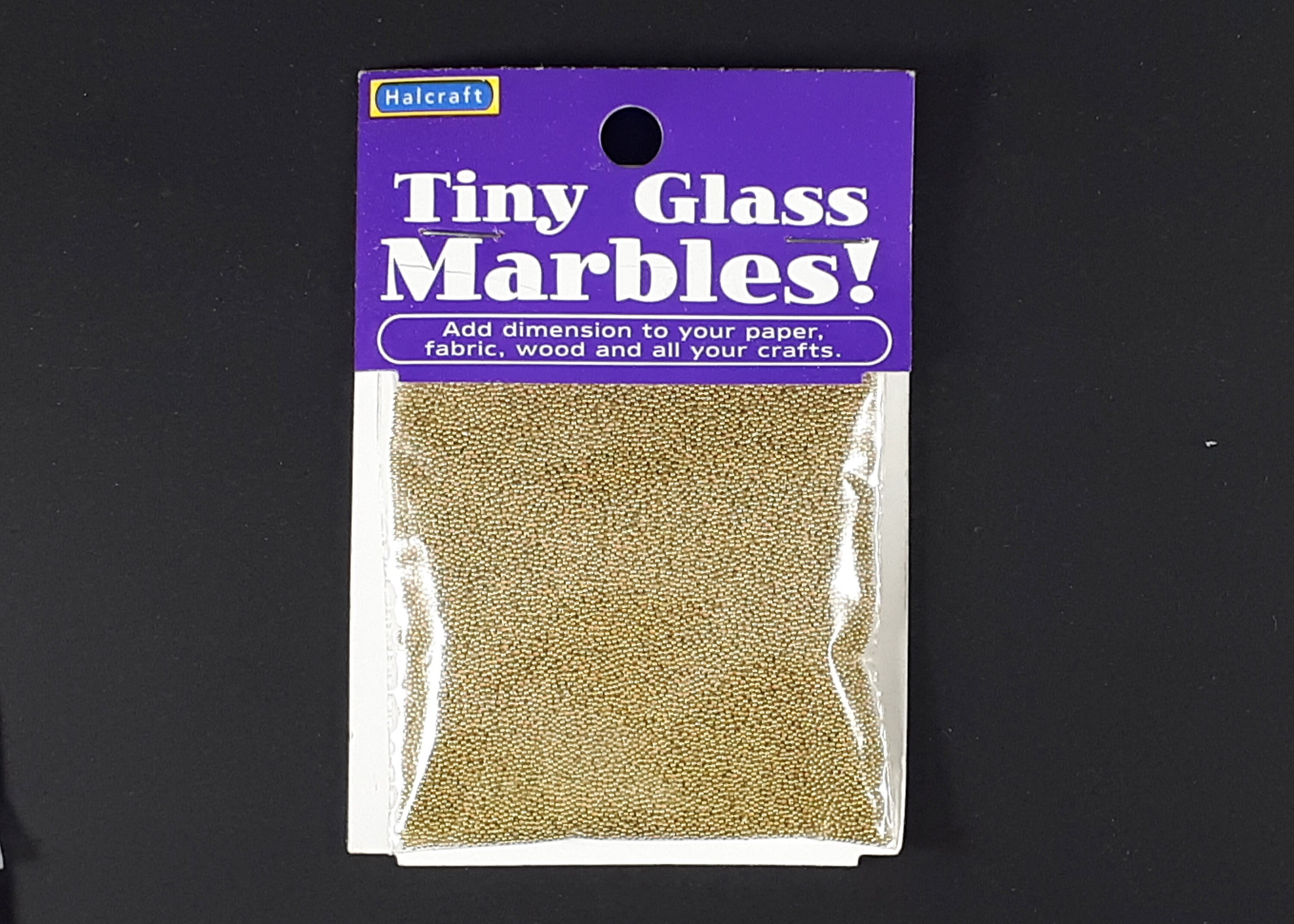 Tiny Glass Marbles!; Two Packages of Very Small Glass Beads for Crafts ...
