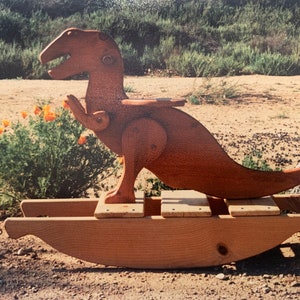 Full Size Dinosaur Rocker Patterns - Etsy