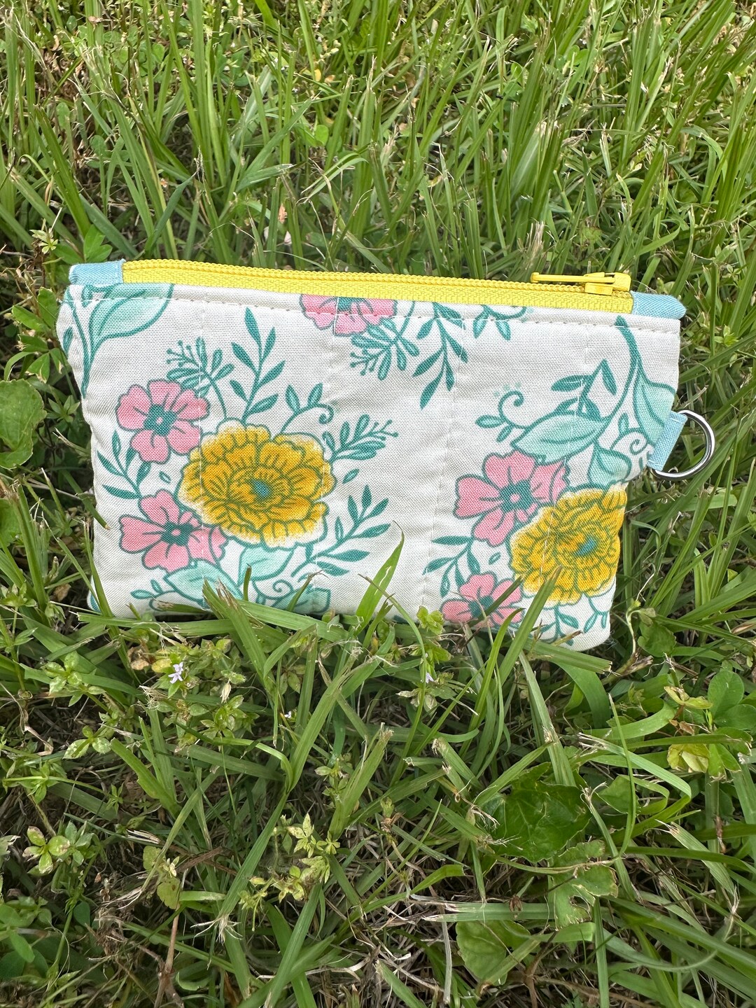 Handmade Small Quilted Puffy Zipper Wallet/pouch/coin Purse. Ready to ...
