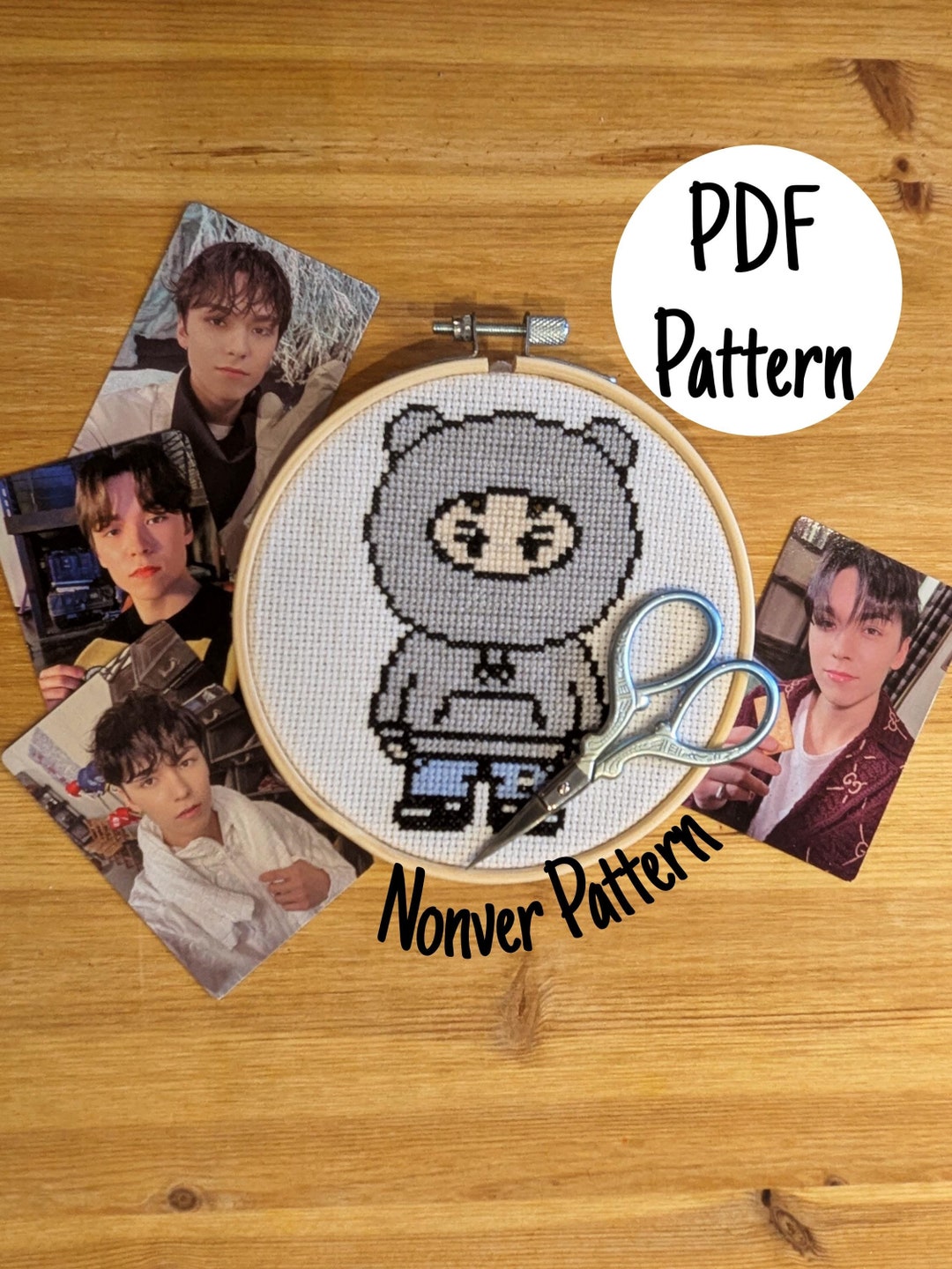 Nonver Cross Stitch Pattern- Miniteen - Etsy