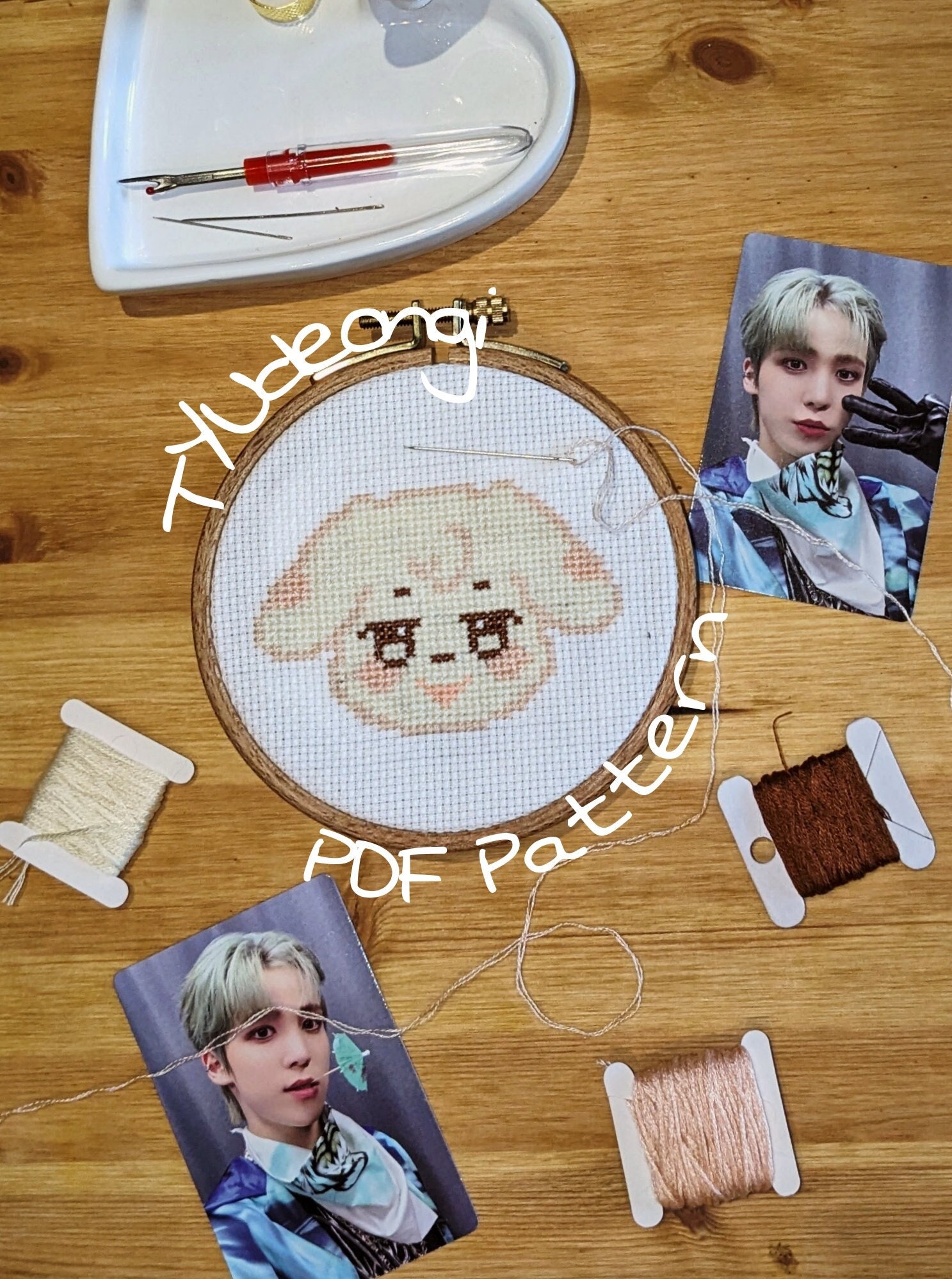 Tyudeongi Cross Stitch Pattern - Ateez Aniteez - Etsy