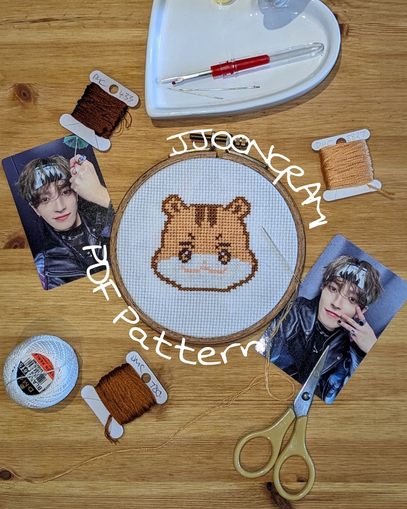 Ateez Aniteez Cross Stitch Pattern Set - Full Group - 8 Patterns - Etsy