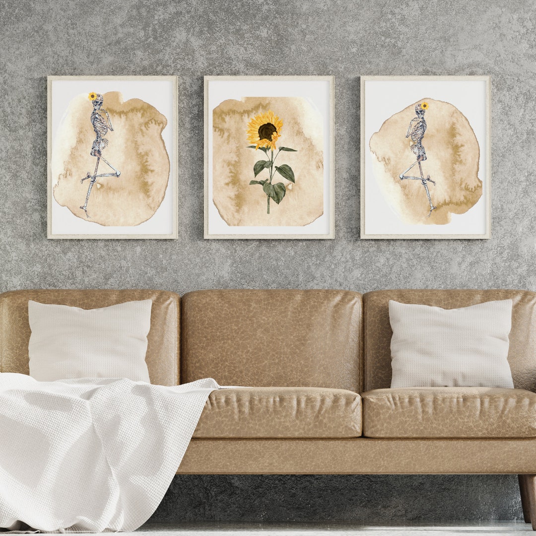 Sunflower Skeleton, Fancy Skeleton, Sunflower Art, Skeleton Art ...