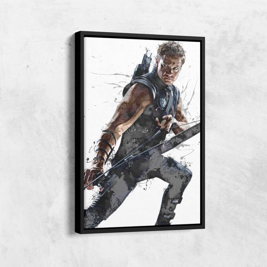 Hawkeye Poster Marvel Superhero Comics Painting Hand Made Posters ...