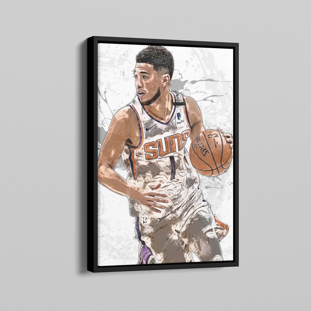 Devin Booker Poster Phoenix Suns NBA Painting Hand Made Posters Canvas ...