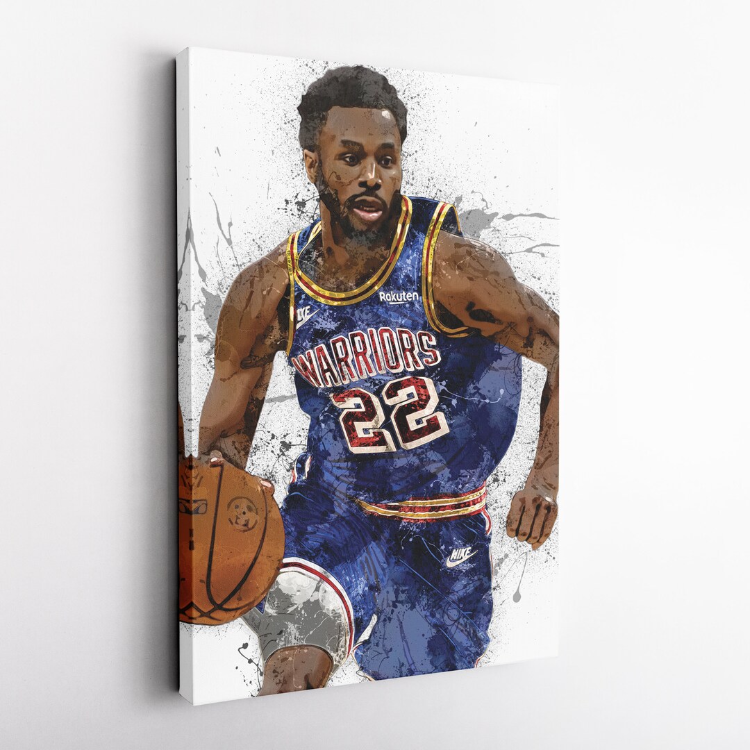 Andrew Wiggins Poster Golden State Warriors Basketball Painting Hand ...