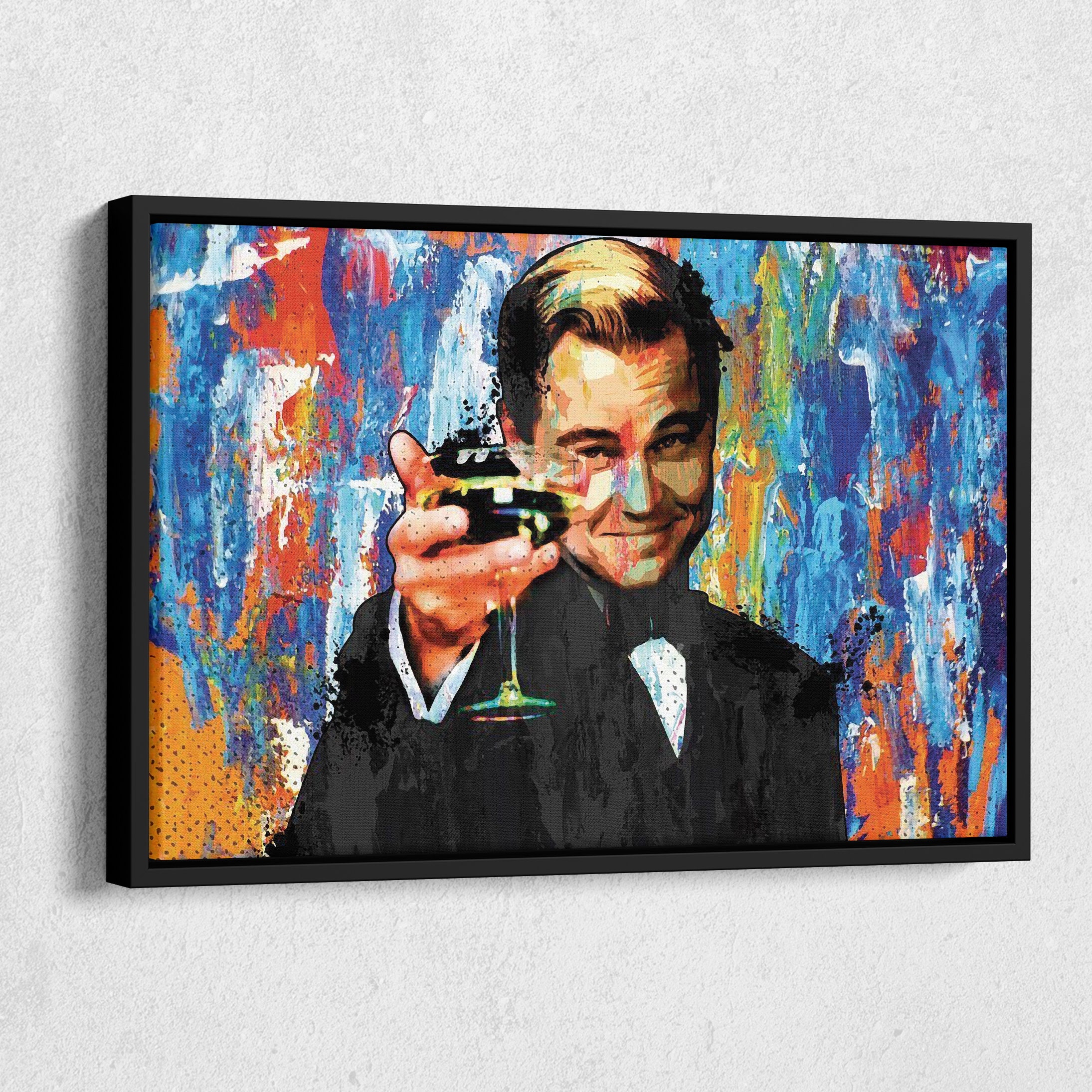 The Great Gatsby Poster Leonardo Di Caprio Movie Painting Hand Made ...