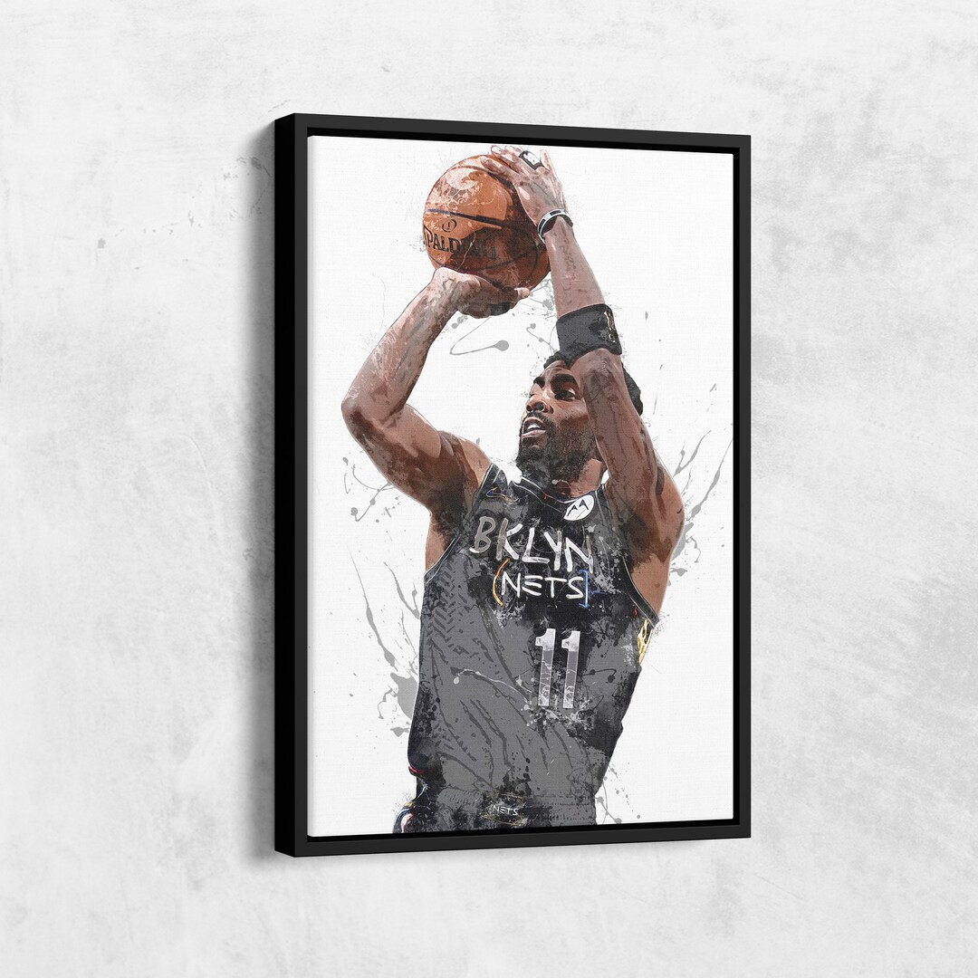 Kyrie Irving Poster Brooklyn Nets NBA Hand Made Posters Canvas Print ...