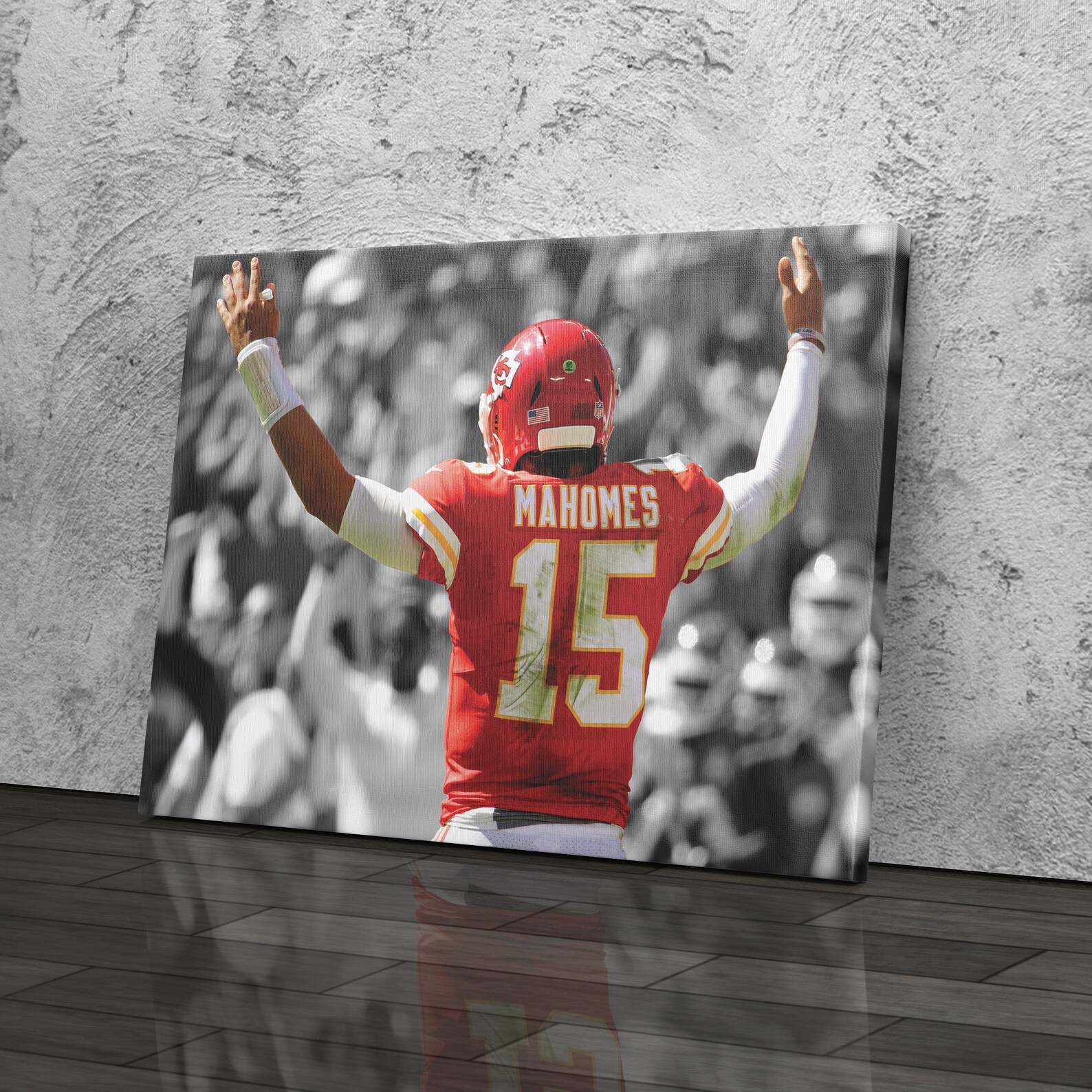Patrick Mahomes Touchdown Celebration Poster Kansas City Chiefs ...