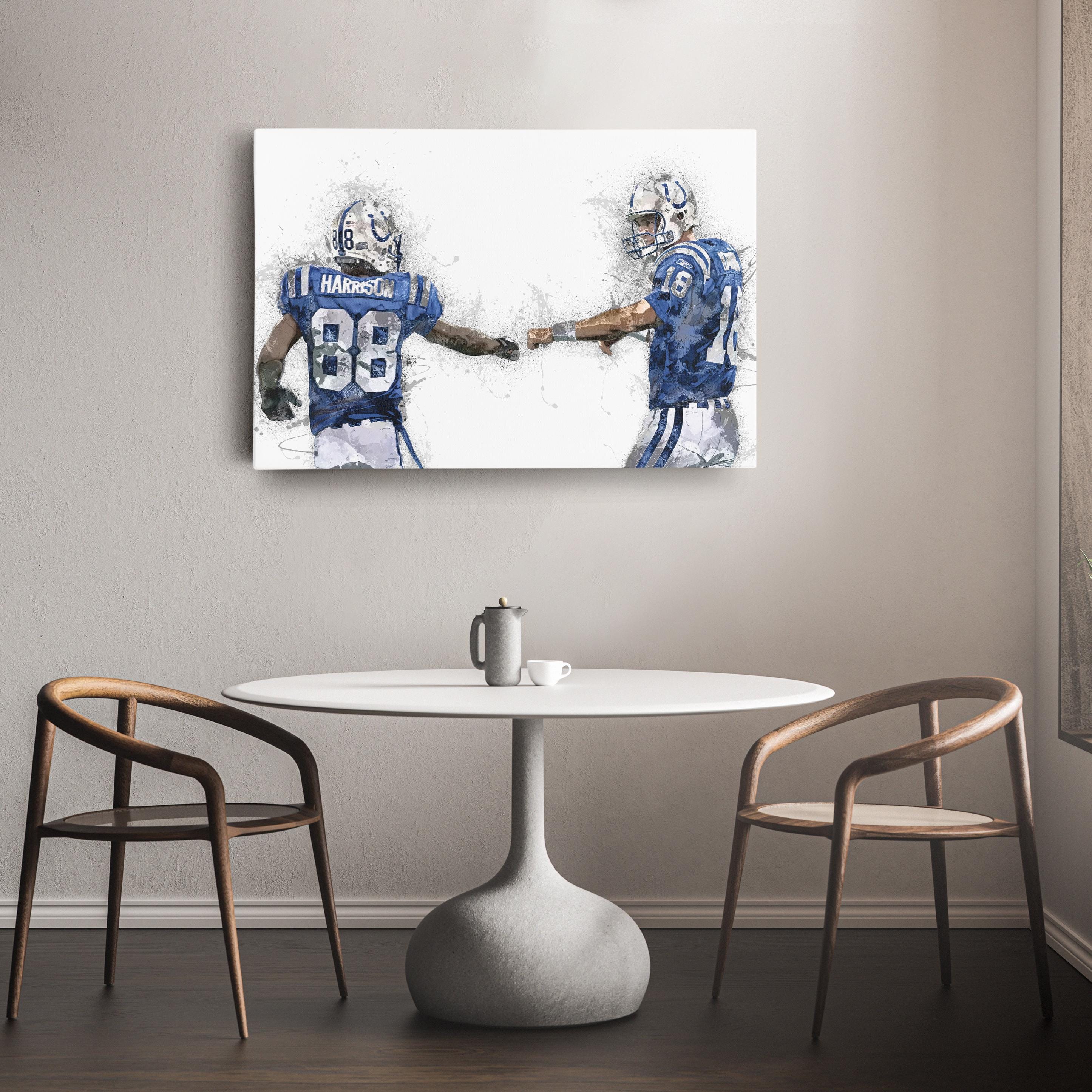 Peyton Manning & Marvin Harrison Canvas Print - Indianapolis Colts Wall ...