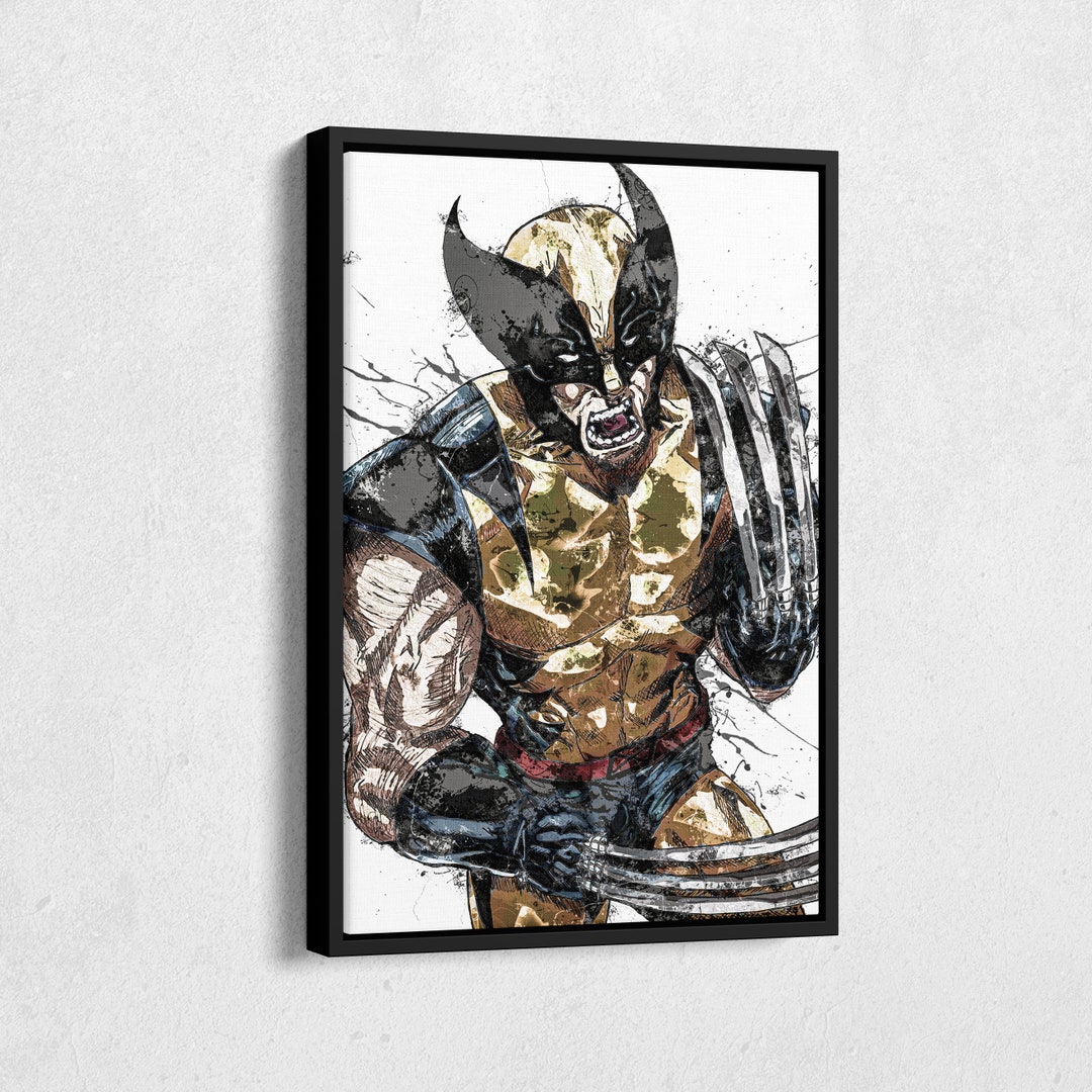 Wolverine Poster DC Superhero Comics Painting Hand Made Posters Canvas ...