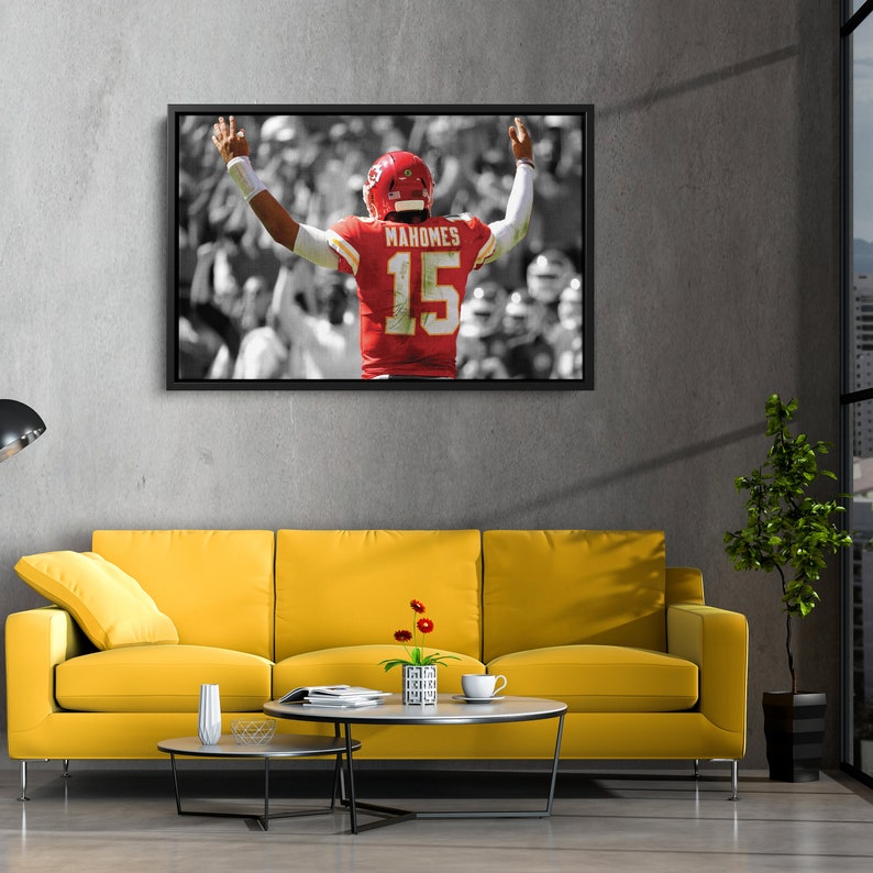 Patrick Mahomes Touchdown Celebration Poster Kansas City Chiefs ...