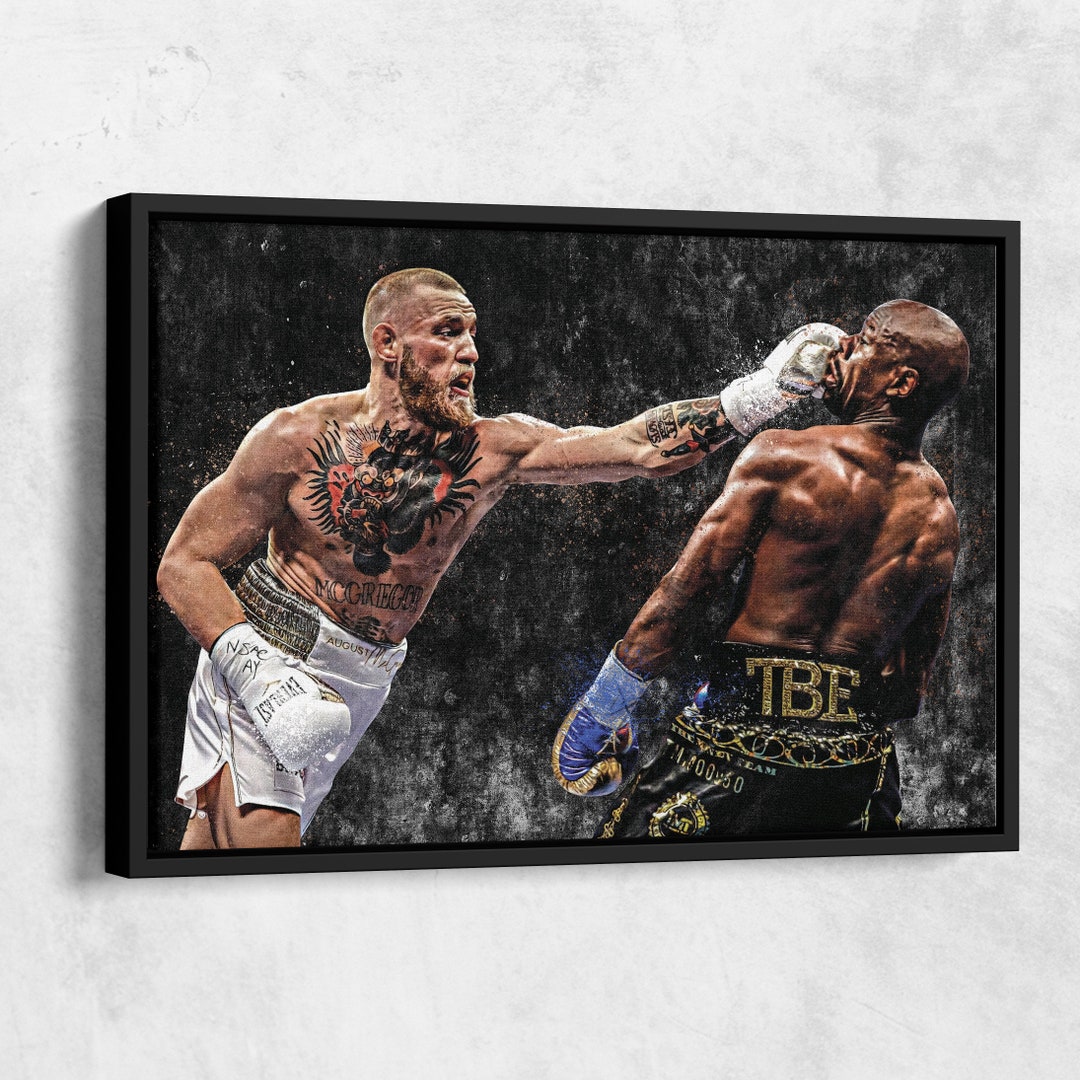 Conor Mcgregor Vs. Floyd Mayweather Jr Poster Boxing Hand Made Posters ...