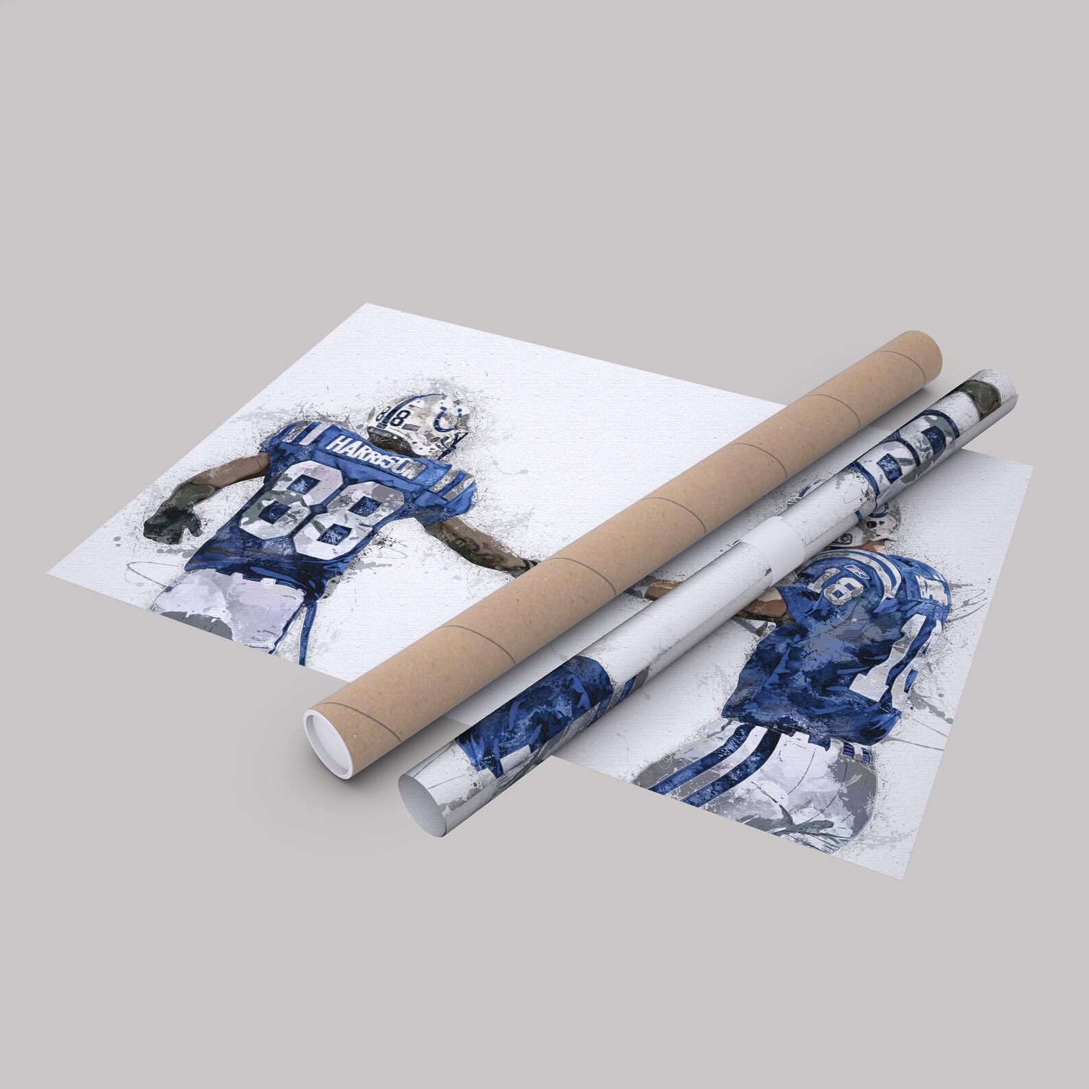 Peyton Manning & Marvin Harrison Canvas Print - Indianapolis Colts Wall ...