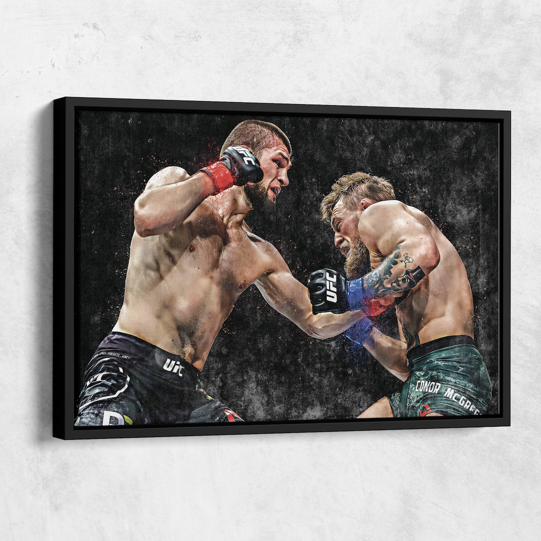 Khabib Nurmagomedov Vs. Conor Mcgregor Poster UFC Hand Made Posters ...
