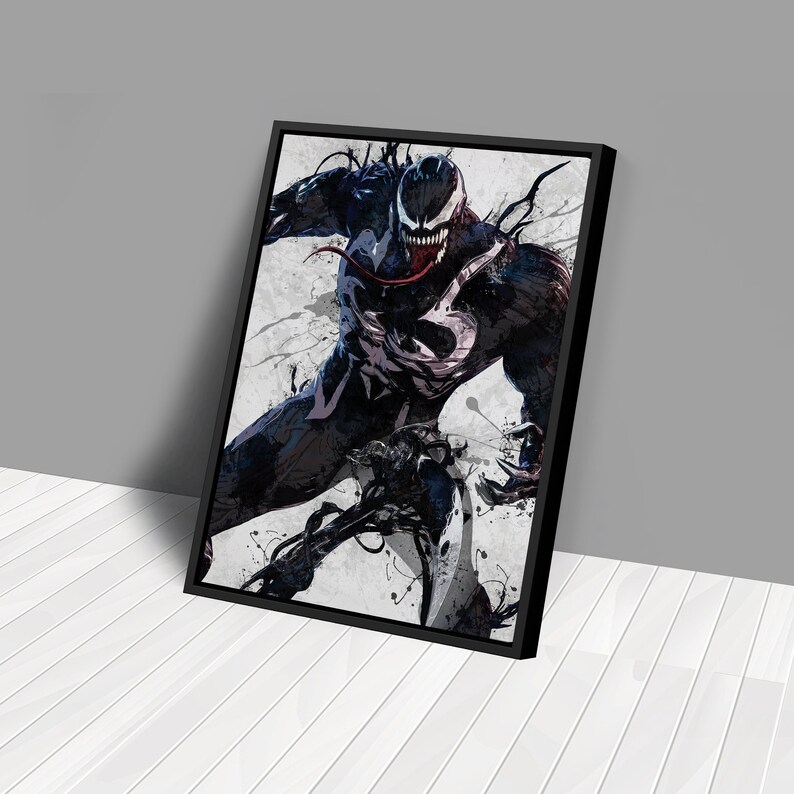 Venom Poster Marvel Superhero Comics Painting Hand Made Posters Canvas ...