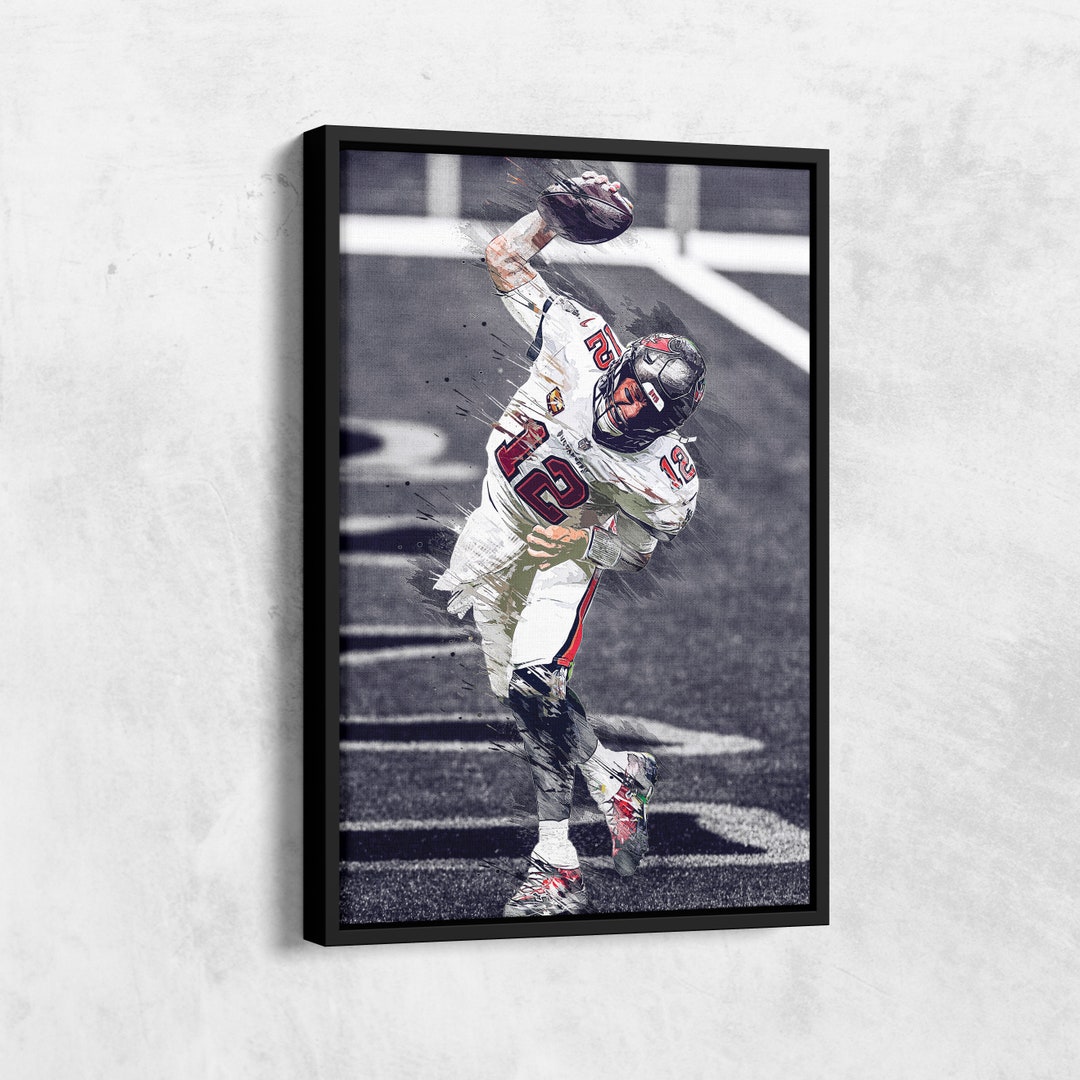 Tom Brady Spiking the Ball Poster Tampa Bay Buccaneers NFL Hand Made ...