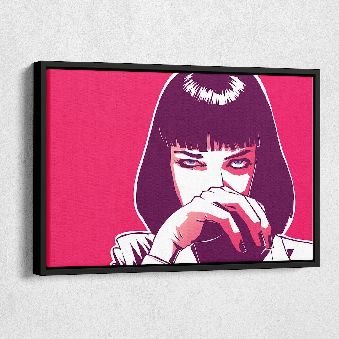 Pulp Fiction Uma Thurman Poster Movie Illustration Hand Made Posters ...